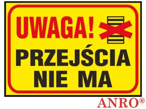 ZNAK BEZPIECZEŃSTWA ANRO > e-BHPsklep.pl
